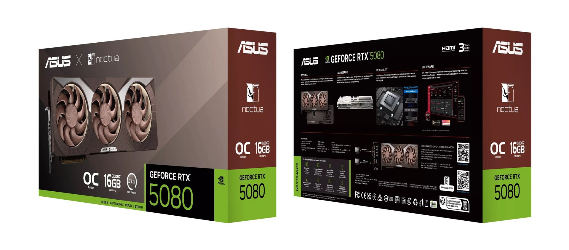 Asus präsentiert gigantische Nvidia GeForce RTX 5080 Noctua Edition mit ...