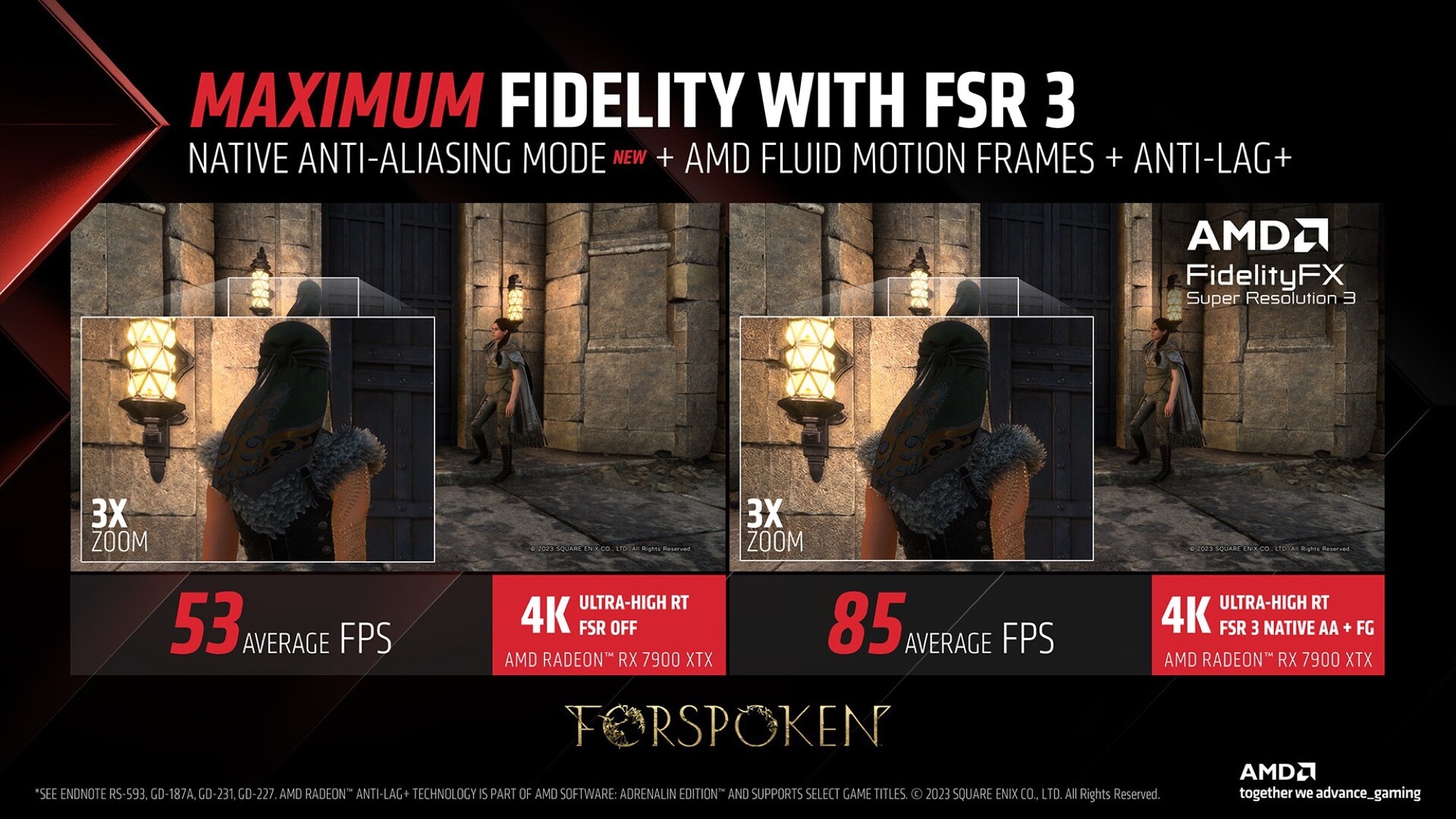 AMD FSR 3 verbessert Gaming-Performance per Frame Generation ab Radeon RX 5000 und GeForce RTX ...