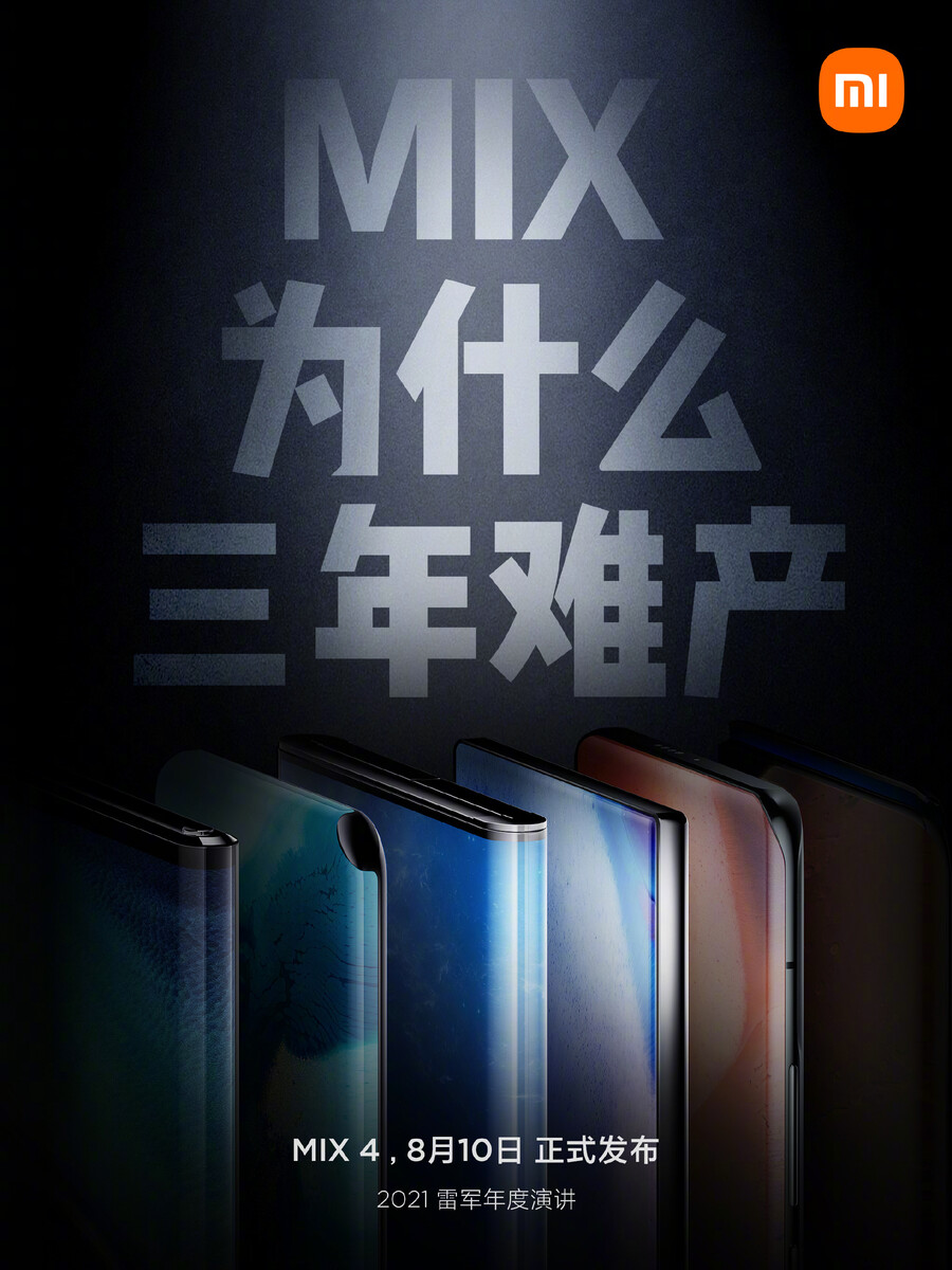 Mi Mix 4 laut Leaker mit der besten UDC-Technologie, aufgehelltes ...