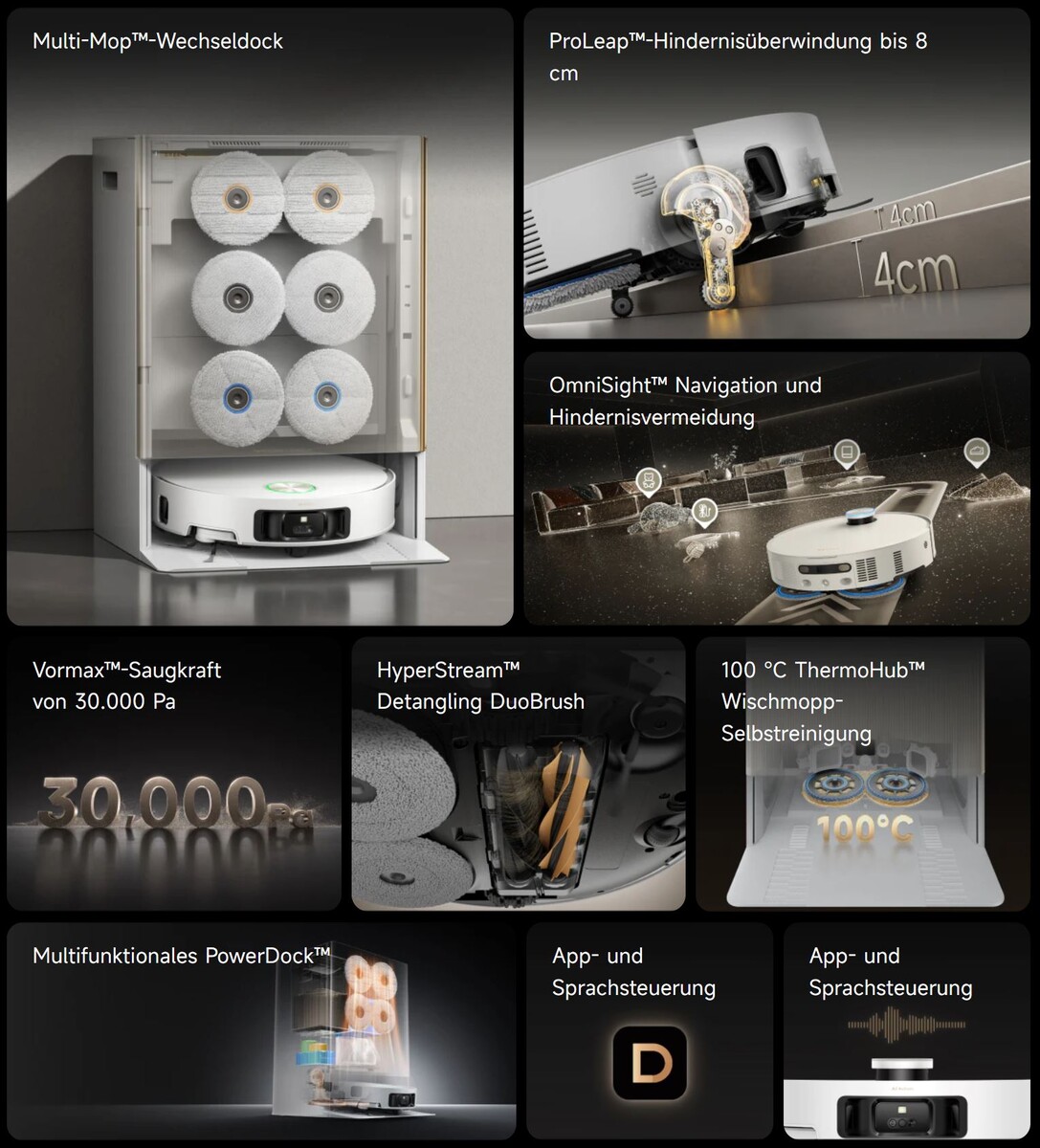 Für jeden Raum der passende Mopp: Dreame Matrix10 Ultra mit innovativer Mopp-Wechselstation ...