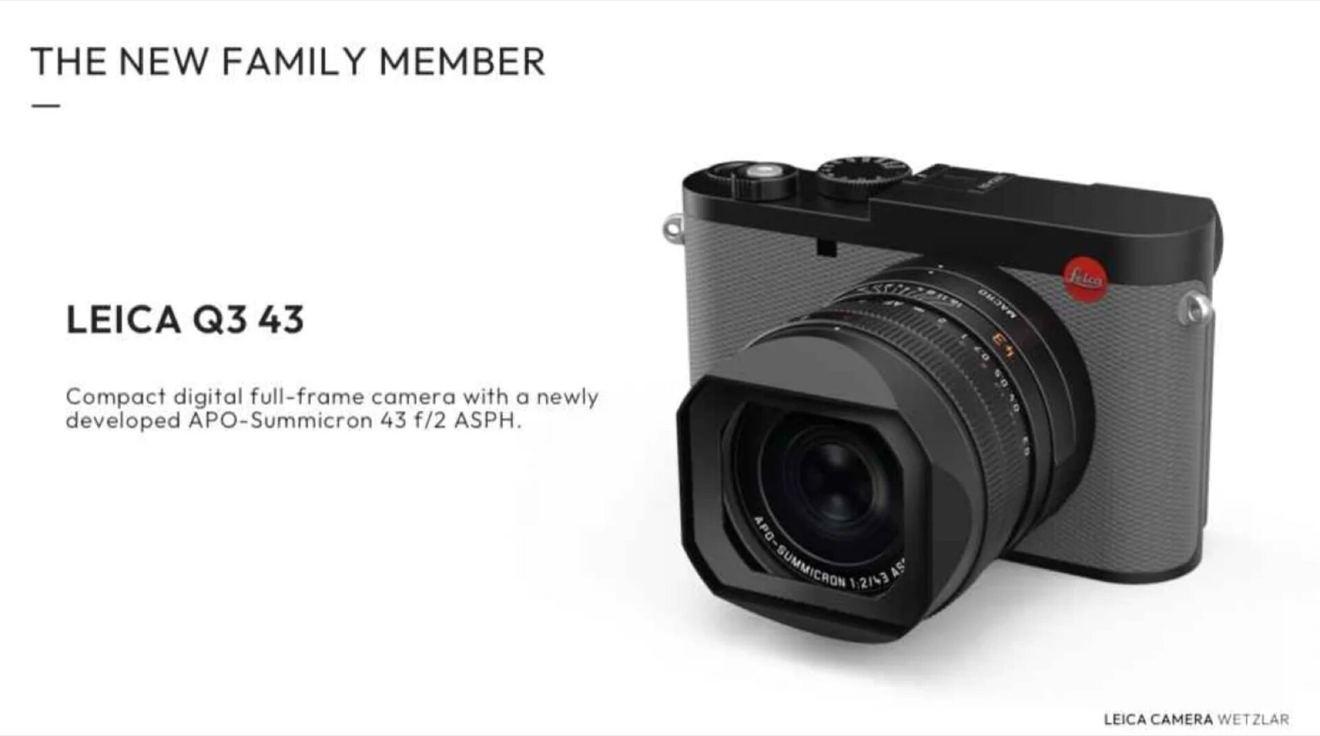 Leica Q3 43 leakt mit brandneuem APO Summicron Objektiv, 8K-Video und Qi-Support - Notebookcheck ...