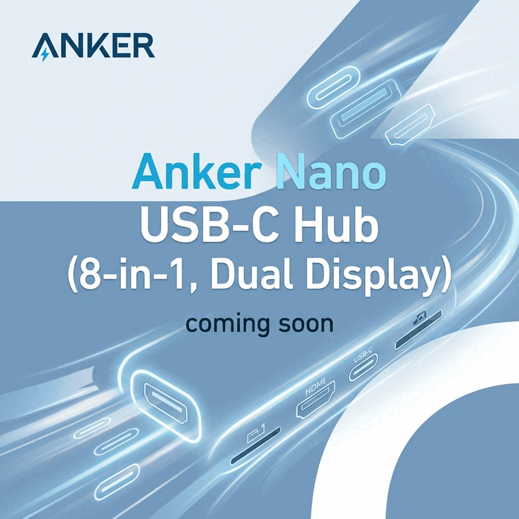Neuer Anker USB-C-Hub mit 8 Anschlüssen kommt auf den Markt ...
