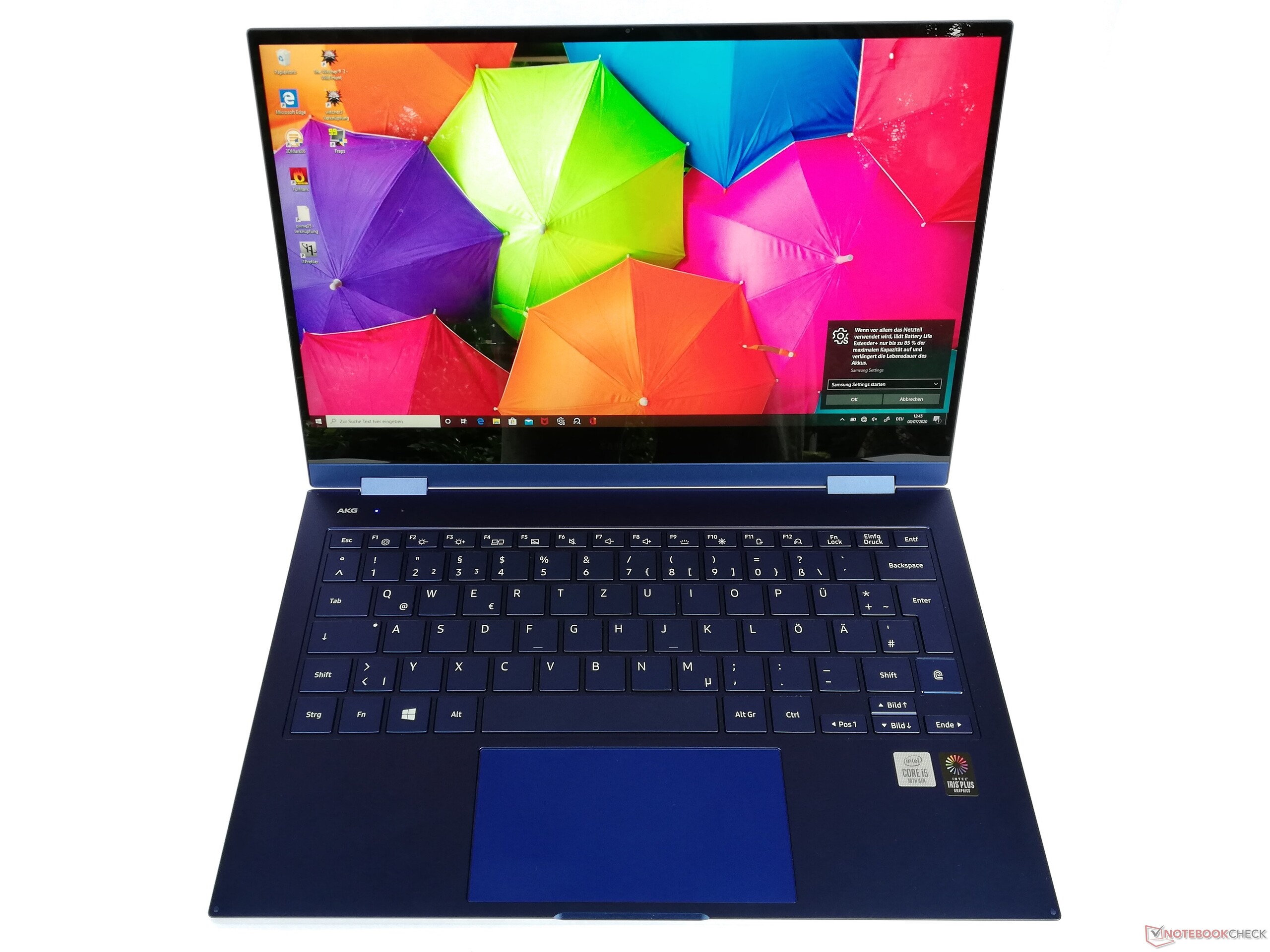 Galaxy Book Flex 13.3 im Test: Samsung-Convertible mit hellem Display ...