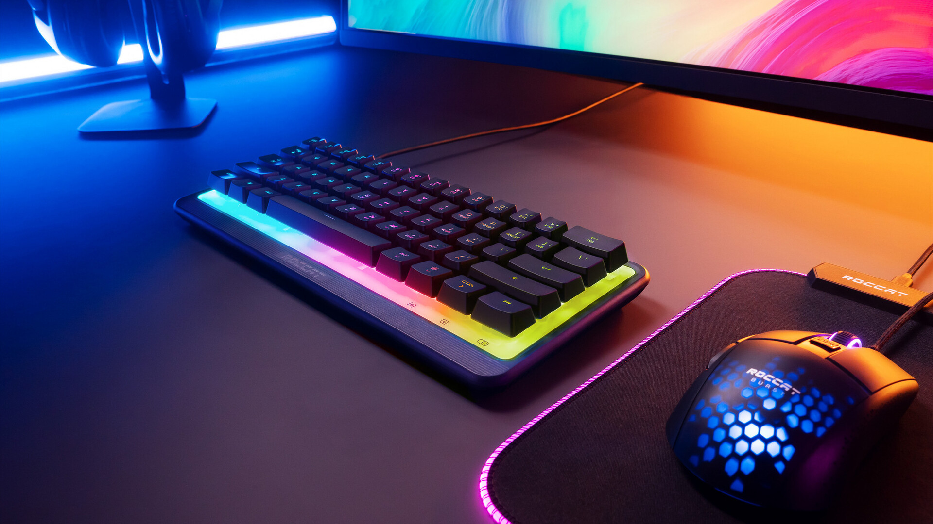 Roccat Magma Mini: 60-Prozent-Tastatur mit RGB-Beleuchtung und IP-33 ...