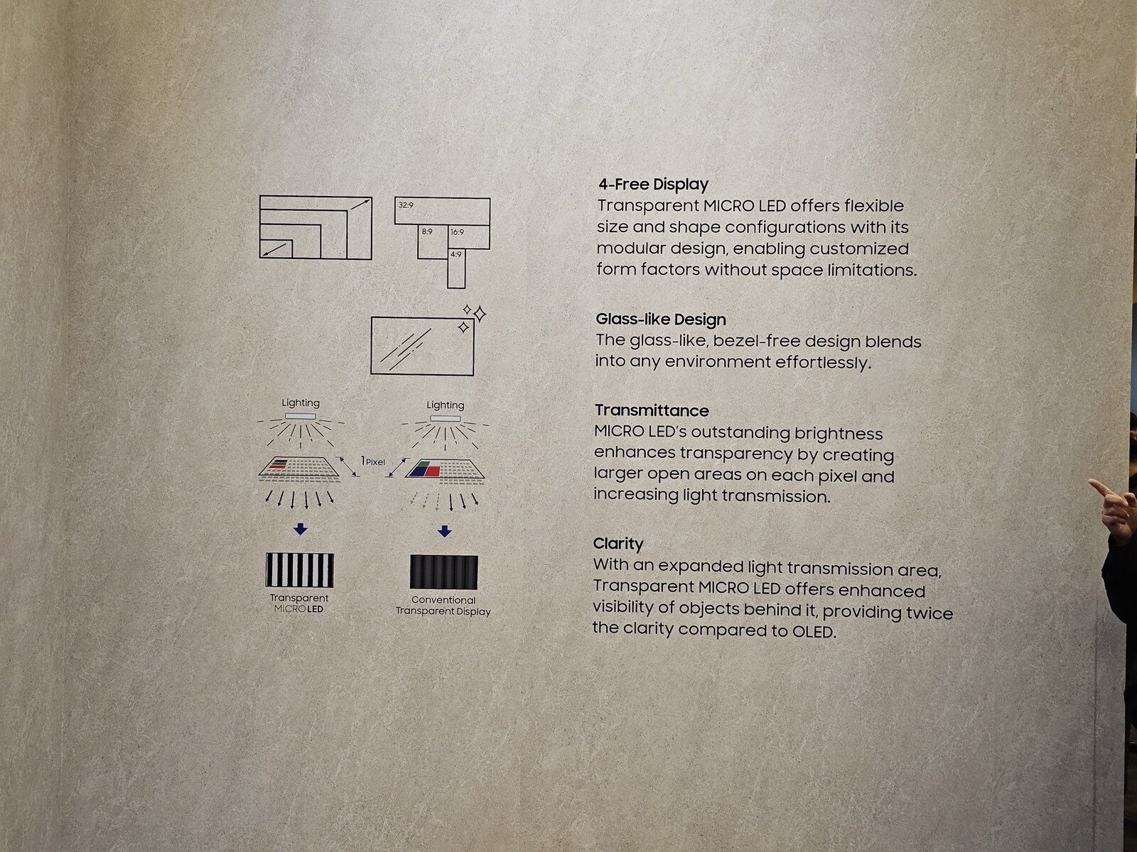 Samsung demonstriert transparente, komplett rahmenlose microLED ...