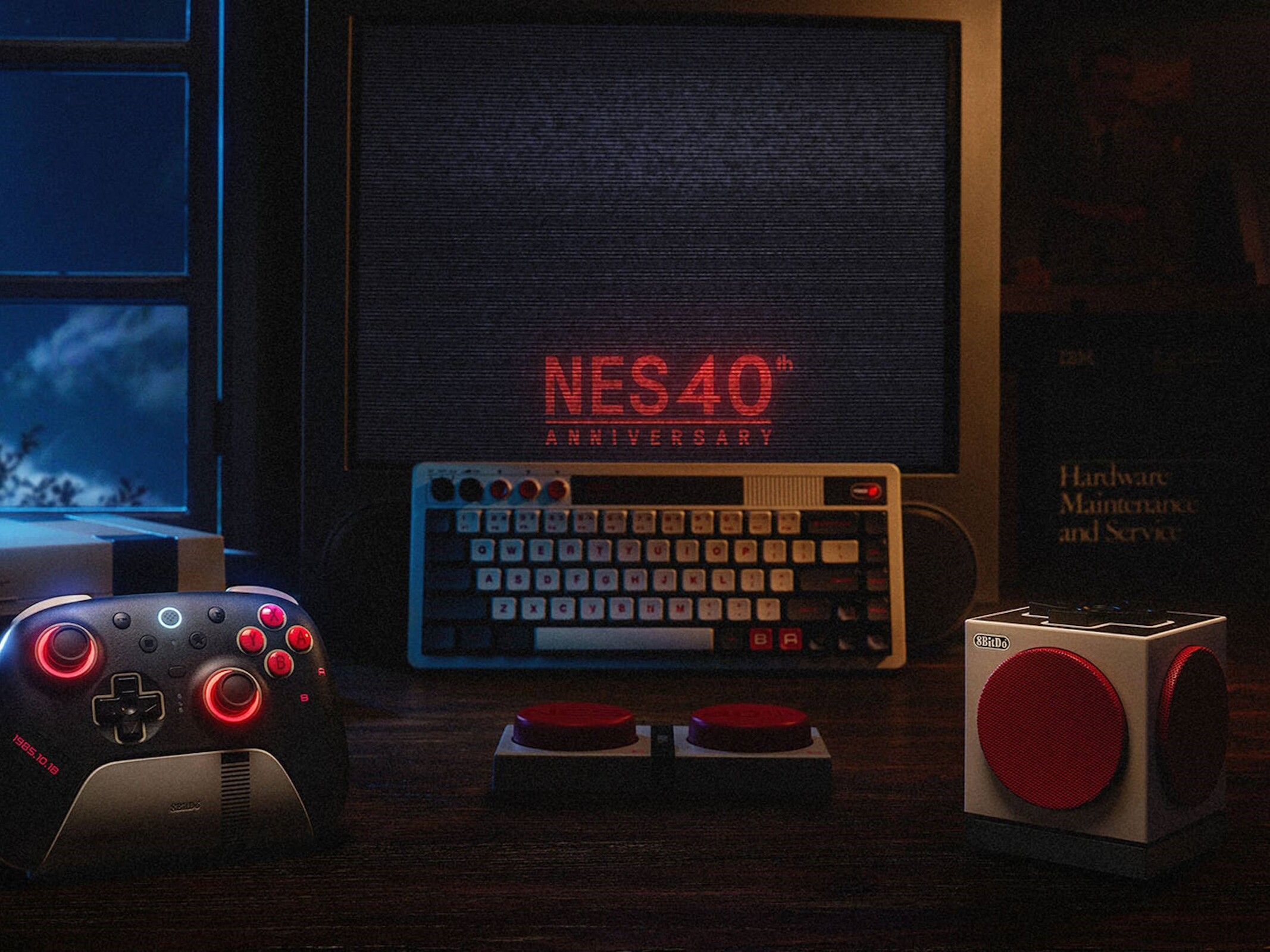 8BitDo feiert 40 Jahre NES mit Retro-Controller, Tastatur und ...