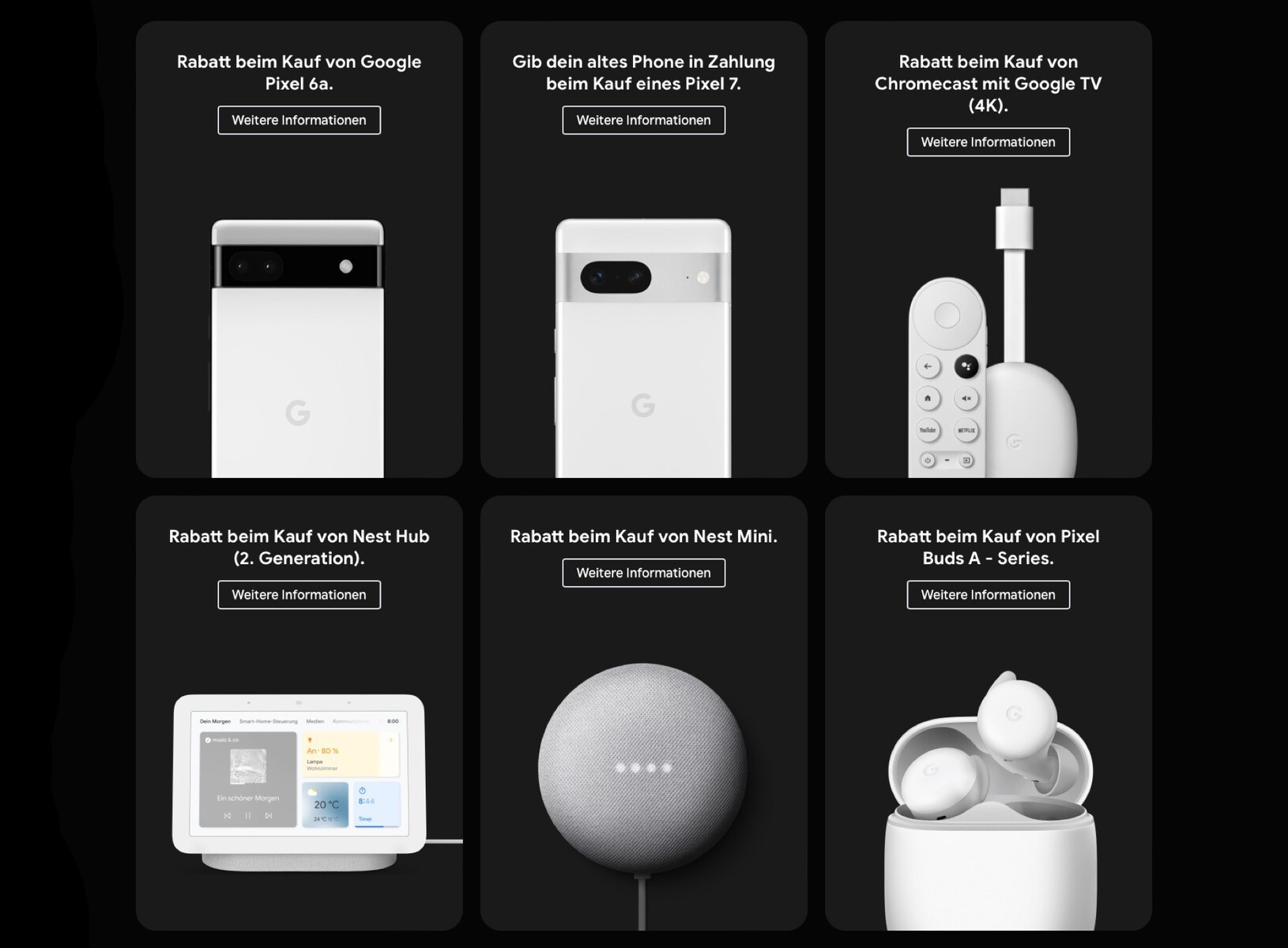 Großer Black Friday Sale im Google Store: Google gewährt Rabatte auf Pixel 7, Google TV, Nest ...