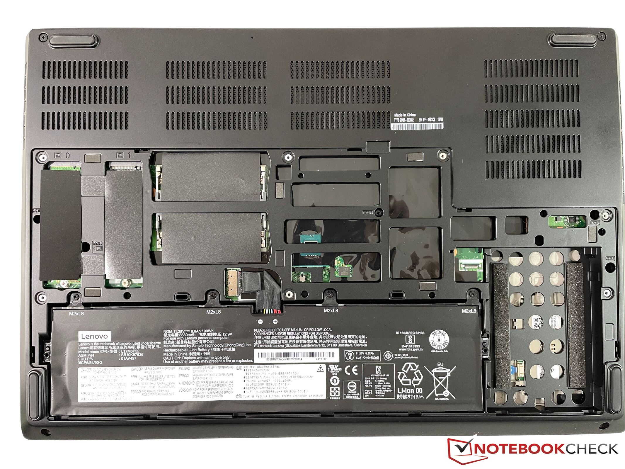 Lenovo ThinkPad P73 im Test - Mobile Workstation mit Core i9, RTX4000 ...
