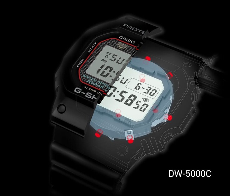 Casios DW-5000R-1AJF als Hommage an die allererste G-Shock hat ein ...