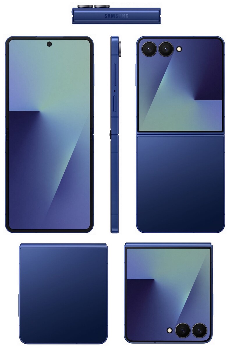 Leak: Samsung Galaxy Z Flip 7 (FE) zeigen sich in allen Farben auf ...