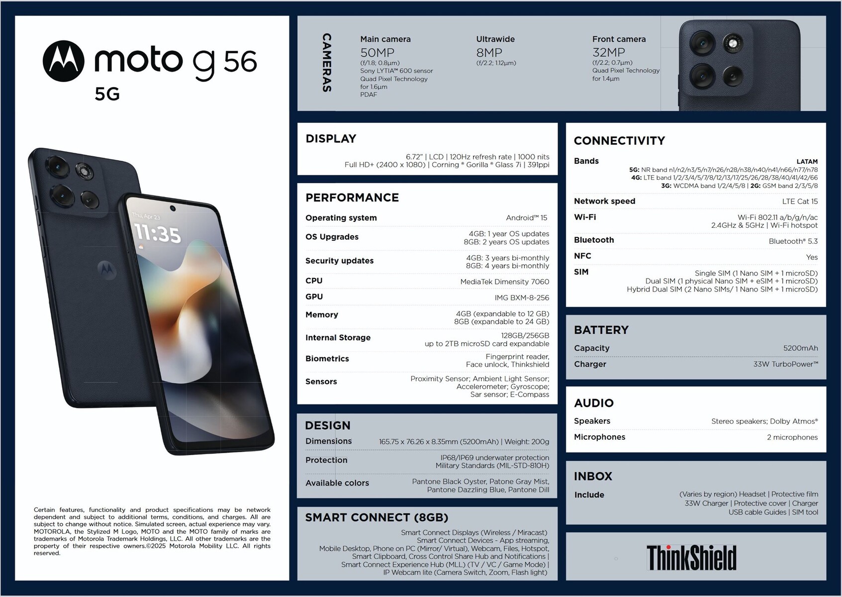 Leak enthüllt Specs des Motorola Moto G56 5G mit kurioser Update-Politik - Notebookcheck.com News