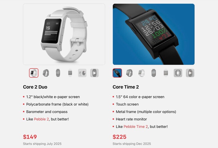 Pebble Time 2 und Pebble 2 Duo Smartwatches kehren doch mit Pebble ...