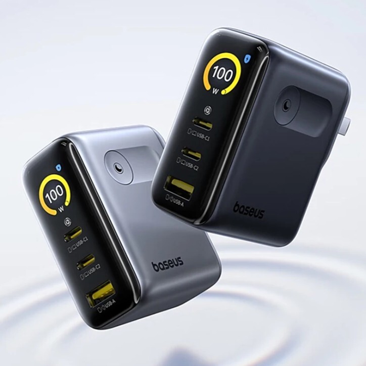 Baseus bringt 100W-Schnellladegerät mit Digitalanzeige auf den Markt - Notebookcheck.com News