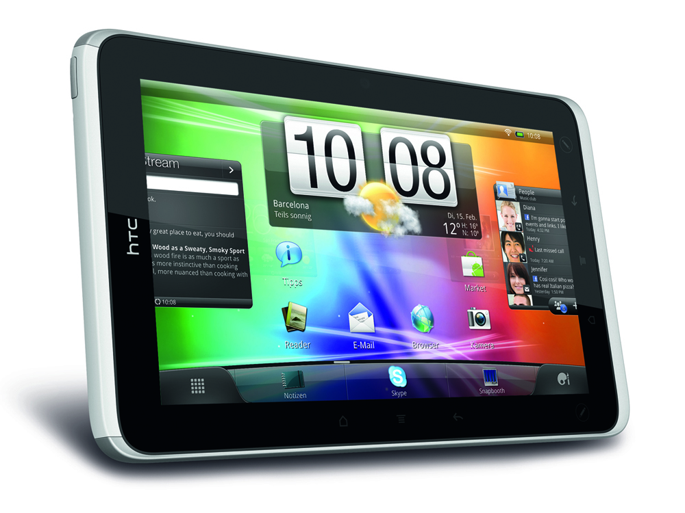 HTC Flyer Tablet mit 7" Display und 1,5 GHz CPU - Notebookcheck.com News