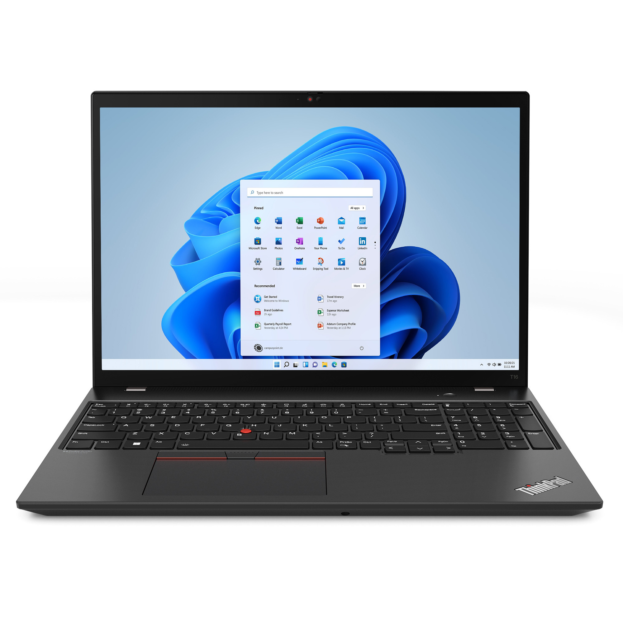 Lenovo ThinkPad T16 G2 21HH003AGE - Notebookcheck.com Externe Tests